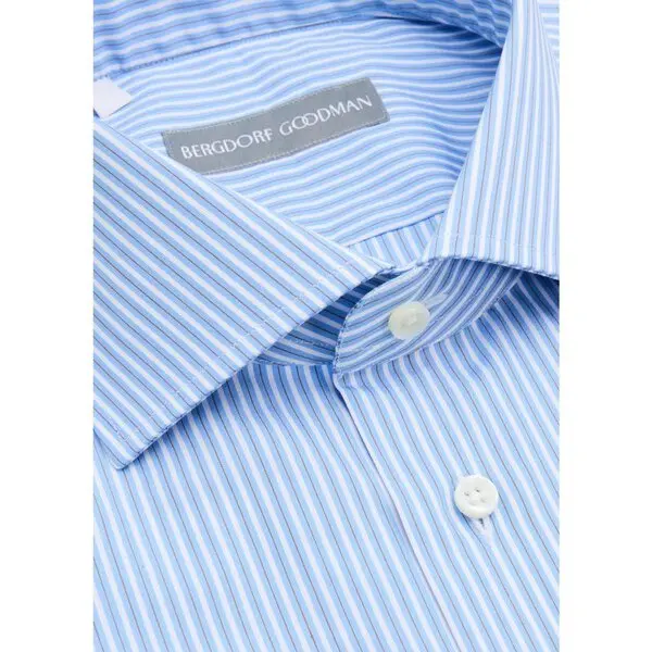 Bergdorf Goodman Stripe Cotton Dress Shirt