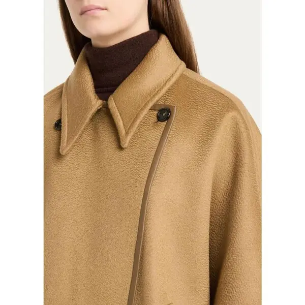 Max Mara Cashmere Button-front Cape