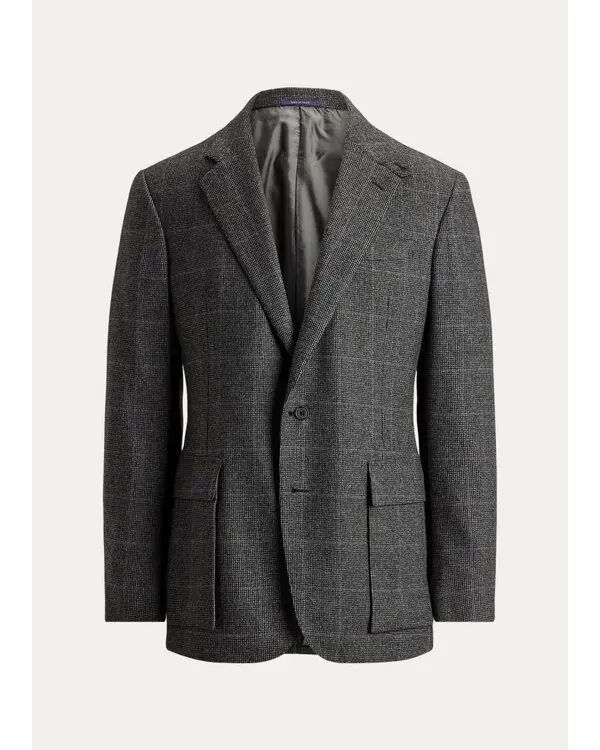 Ralph Lauren Purple Label Glenn Hand-tailored Tick-weave Jacket
