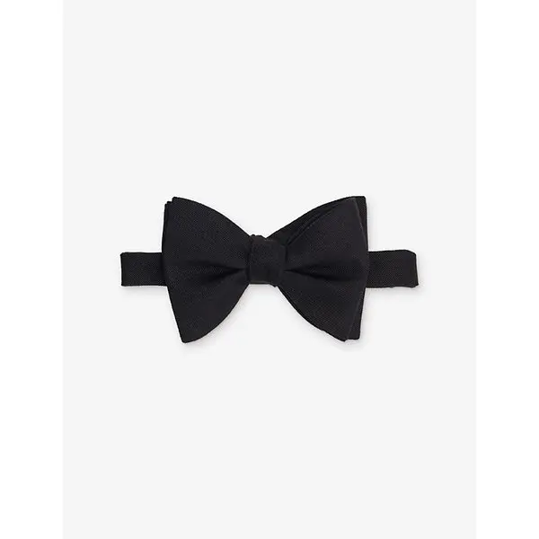 Dunhill Double-stripe Grenadine-silk Tie