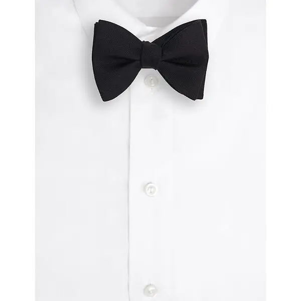 Dunhill Double-stripe Grenadine-silk Tie
