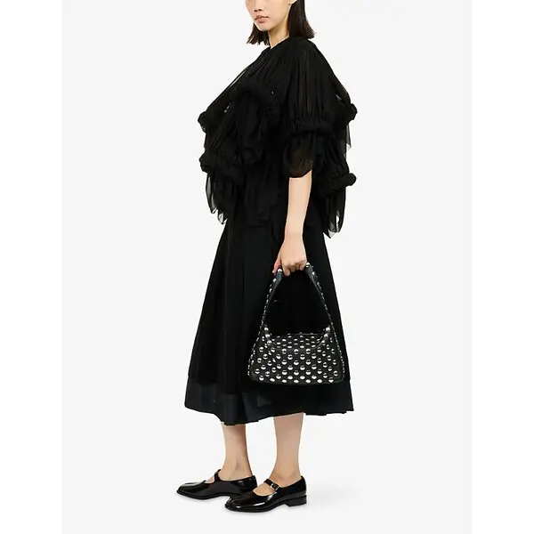 Comme Des Garçons Ruffled Tulle Top