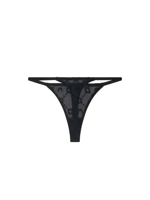 MARINE SERRE Moonogram Mesh Thong