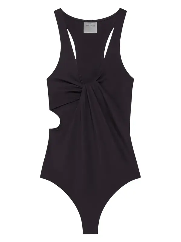 COURREGES Twist Cut-out Swimsuit