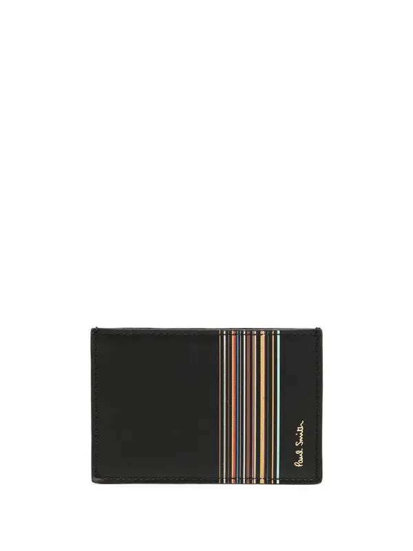 Paul Smith Signature Striped Leather Cardholder