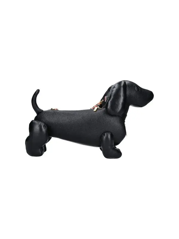 Thom Browne Dachshund Leather Crossbody Bag
