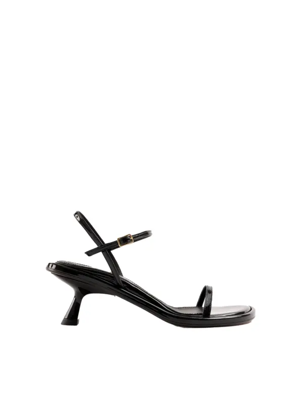 SOULIERS MARTINEZ Curved Stiletto Heel Sandals