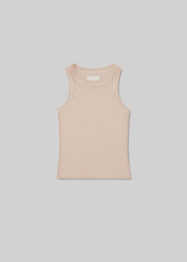 Citizens Of Humanity Isabel Rib Mini Tank Top - Beige