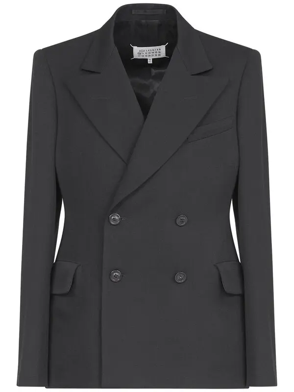 MAISON MARGIELA Tailored Four-stitch Wool Blazer For