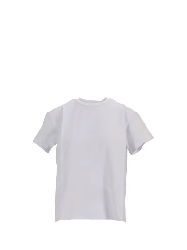 LA ROSE Short Sleeve Mini T-shirt - Bianco