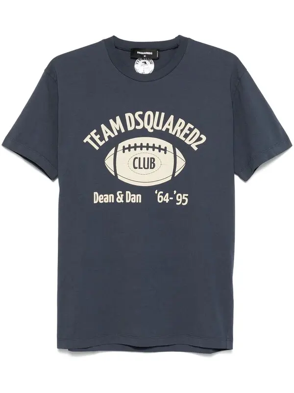 Dsquared2 Logo Print T-shirt For - Blue