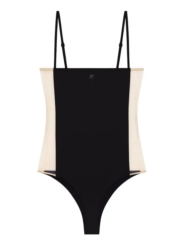 COURREGES Illusion Swimsuit With Adjustable Straps