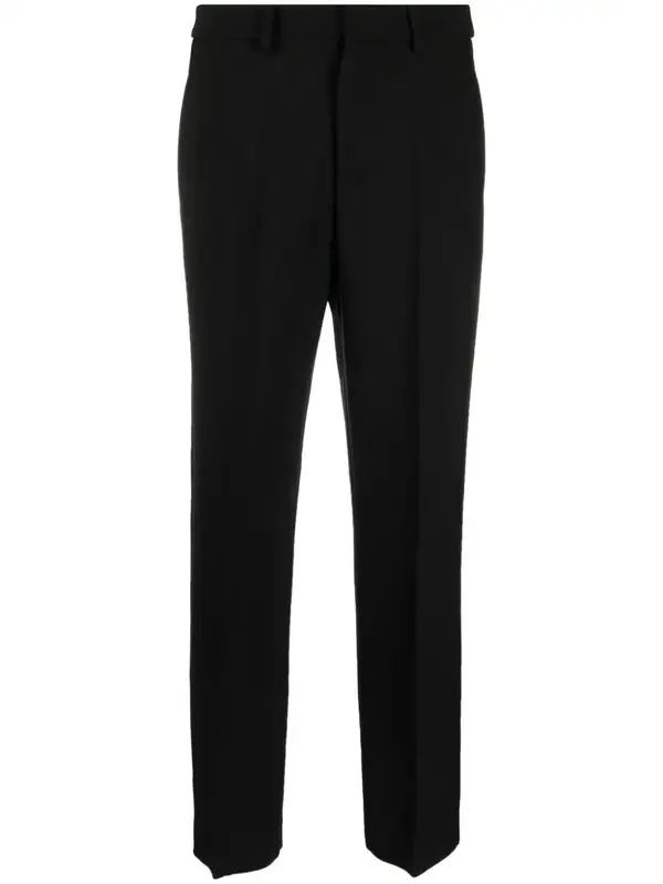 PAROSH Tailored Red Leg Trousers For