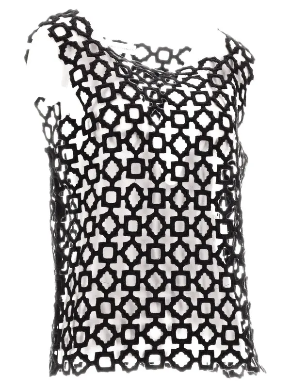 NICCOLO PASQUALETTI Geometric Embroidered Tank Top
