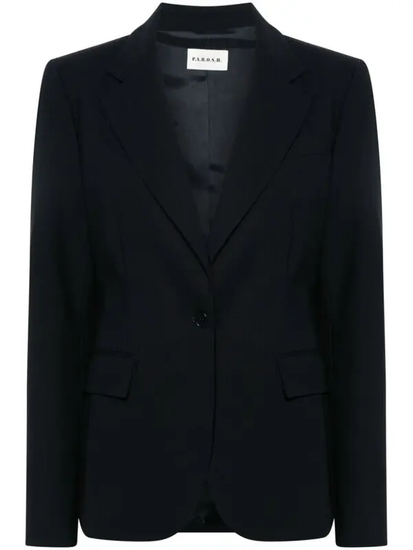 PAROSH Single-breasted Tailored Jacket For