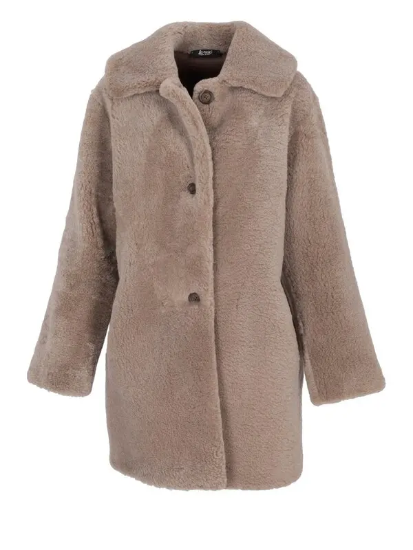 LA ROSE Elegant Long Winter Coat For