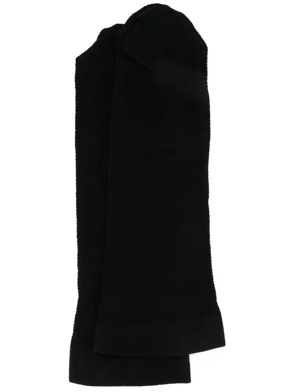 Wolford Ribbed Mini Piqué Socks - Black
