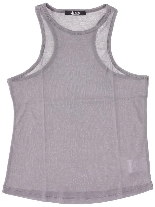 LA ROSE Light Jersey Cotton Tank Top For
