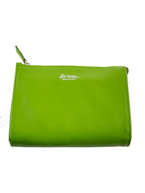 LA ROSE Mini Minimalist Makeup Handbag - Verde