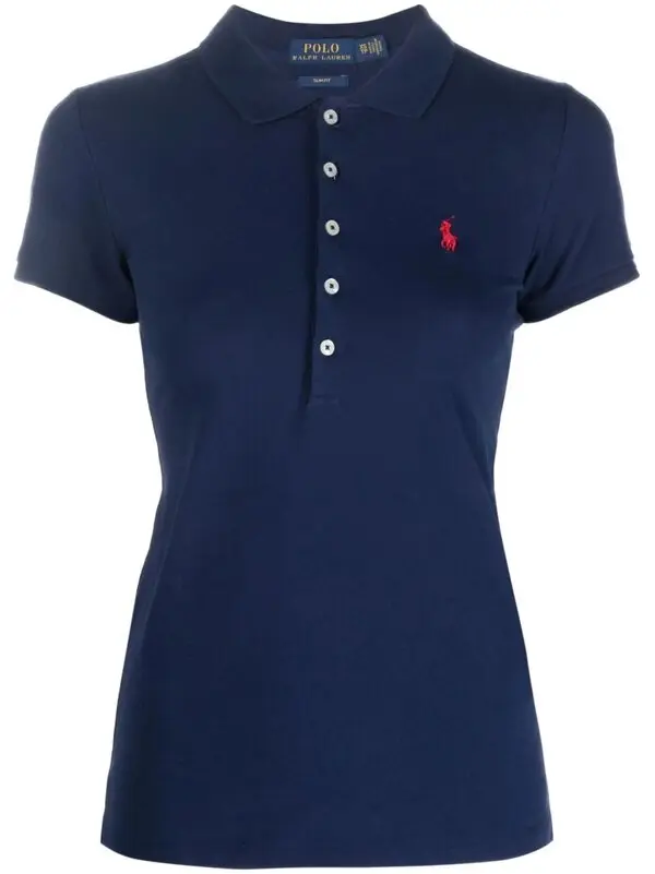 Ralph Lauren Logo-embroidered Polo Shirt - Navy