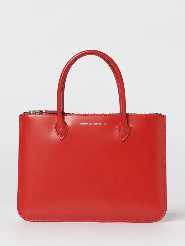 Comme Des Garçons Mini Handbag In Smooth Leather With Double Handle