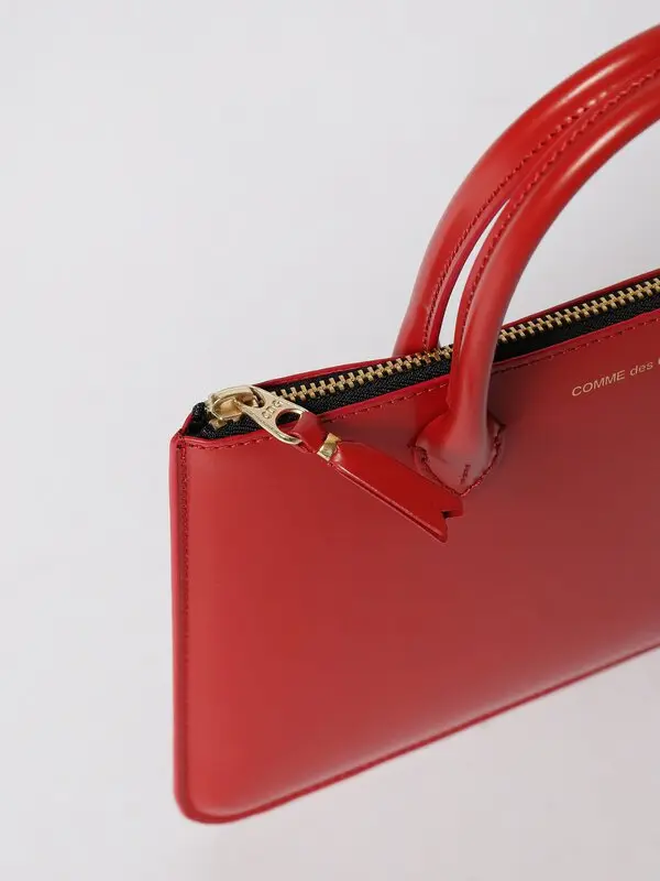 Comme Des Garçons Mini Handbag In Smooth Leather With Double Handle