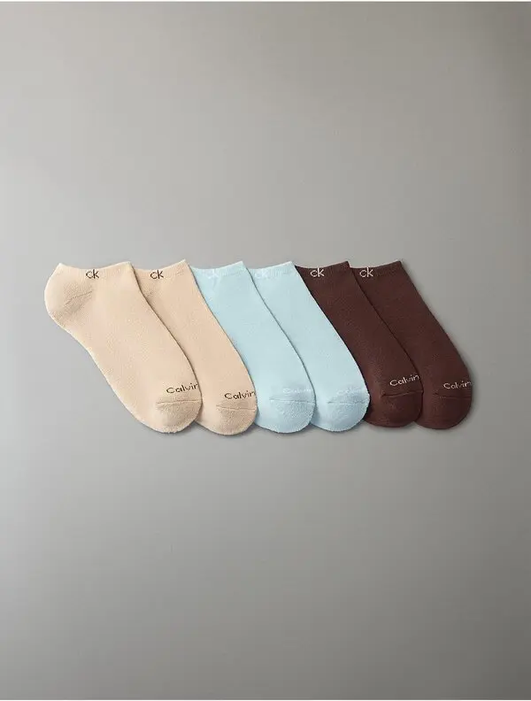 Calvin Klein Basic Cushion 6-pack No Show Socks