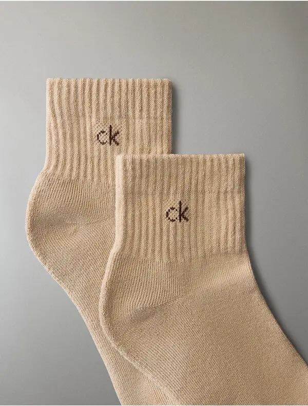 Calvin Klein Basic Cushion 6-pack Quarter Socks