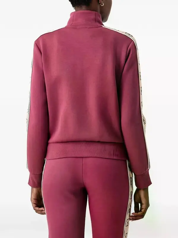 Guess Britney Logo-tape Zip-up Sweatshirt