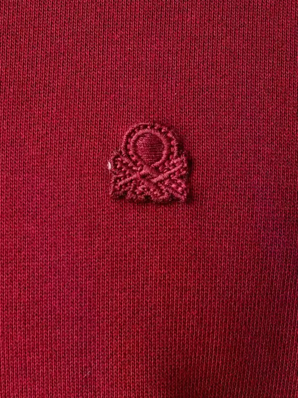 BENETTON Embroidered-logo Crew-neck Sweater
