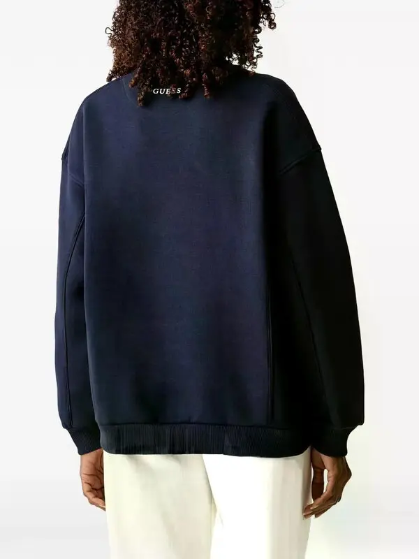 Guess Crystal-embellished Logo Sweatshirt
