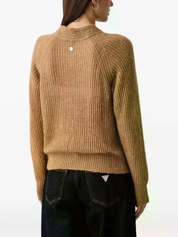 JOOP! Tie-neck Ribbed Sweater