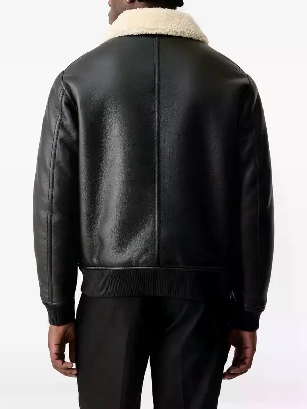 JOOP! Shearling-collar Faux-leather Jacket