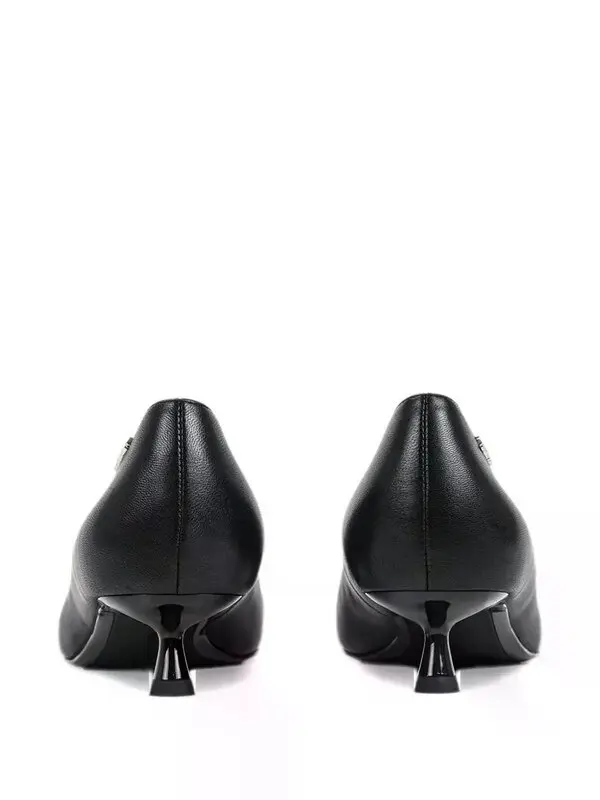 Karl Lagerfeld Pasha Logo-plaque Pointed-toe Pumps