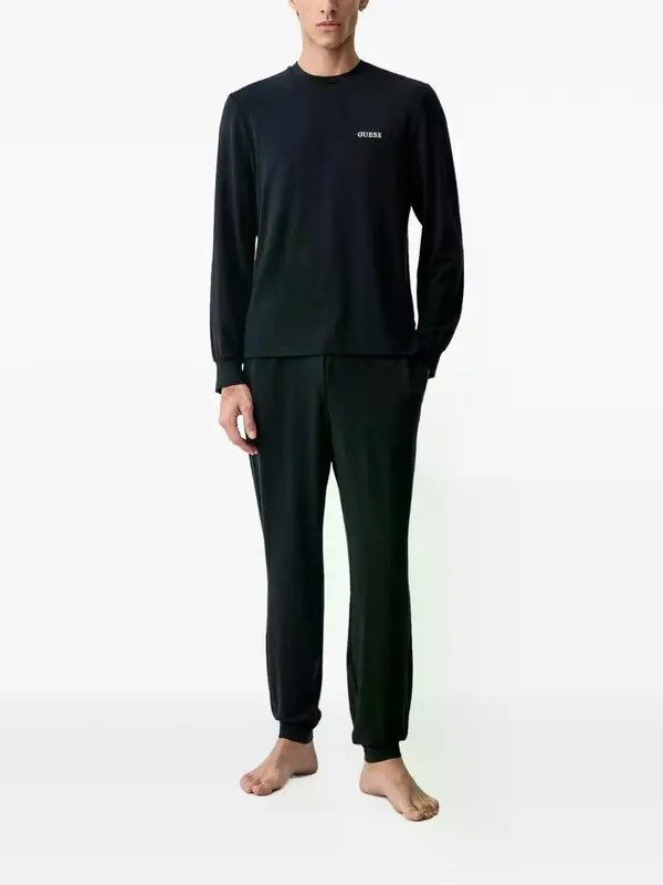 Guess Enea Logo-embroidered Pajamas