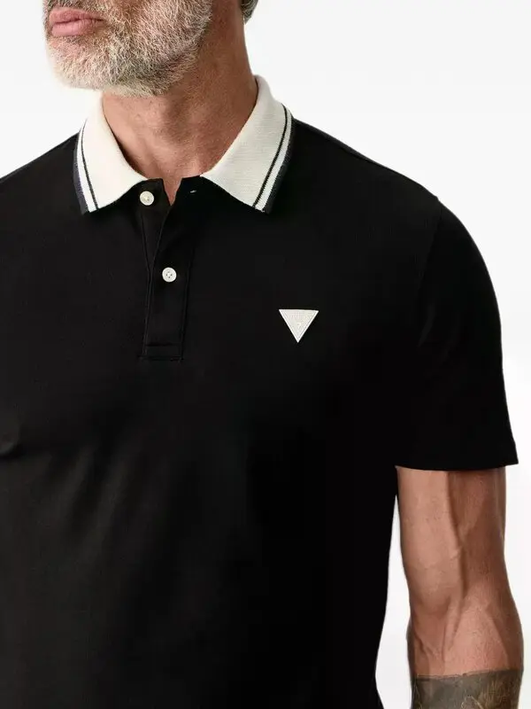 Guess Logo-patch Polo Shirt