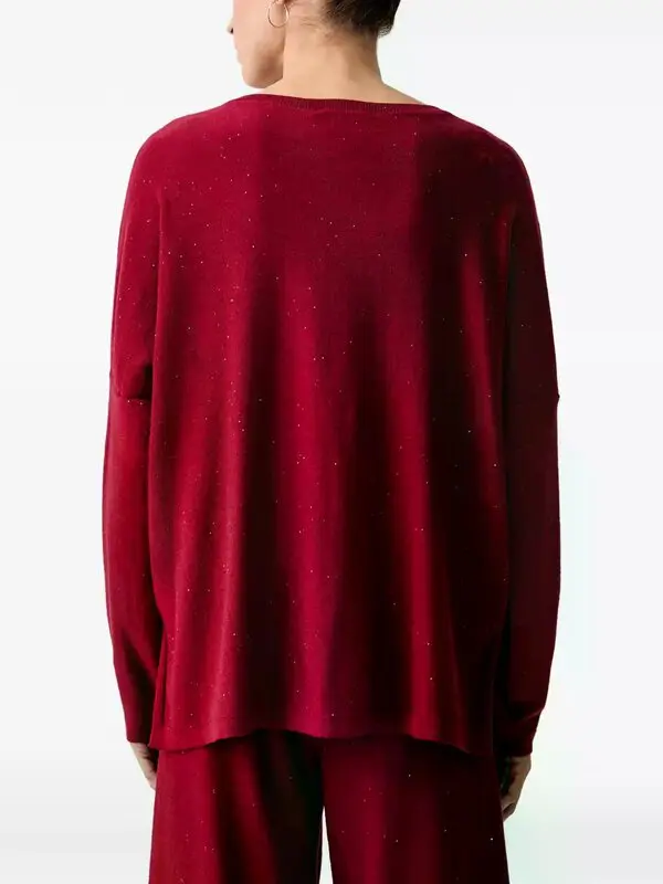Joseph Ribkoff Sequin-embellished V-neck Sweater