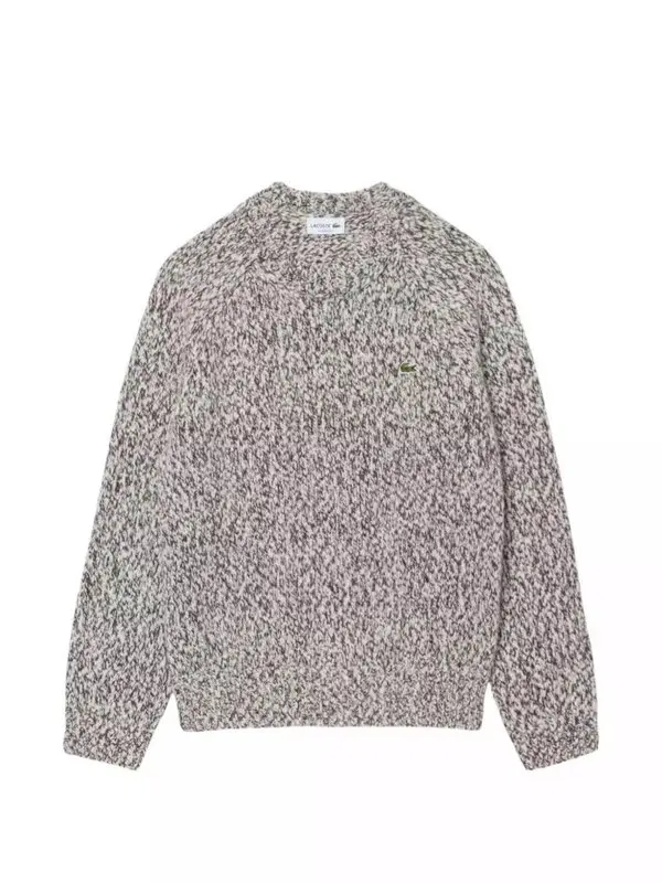 Lacoste Mercerized Knit Wool Sweater