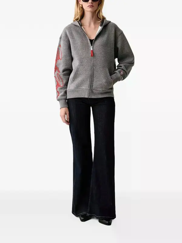 Guess X Marilyn Monroe Graphic-print Hoodie - Grey