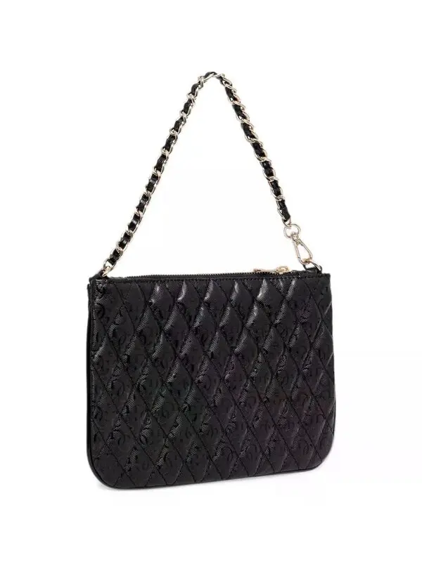 Guess Tamara Quilted Logo-print Shoulder Bag