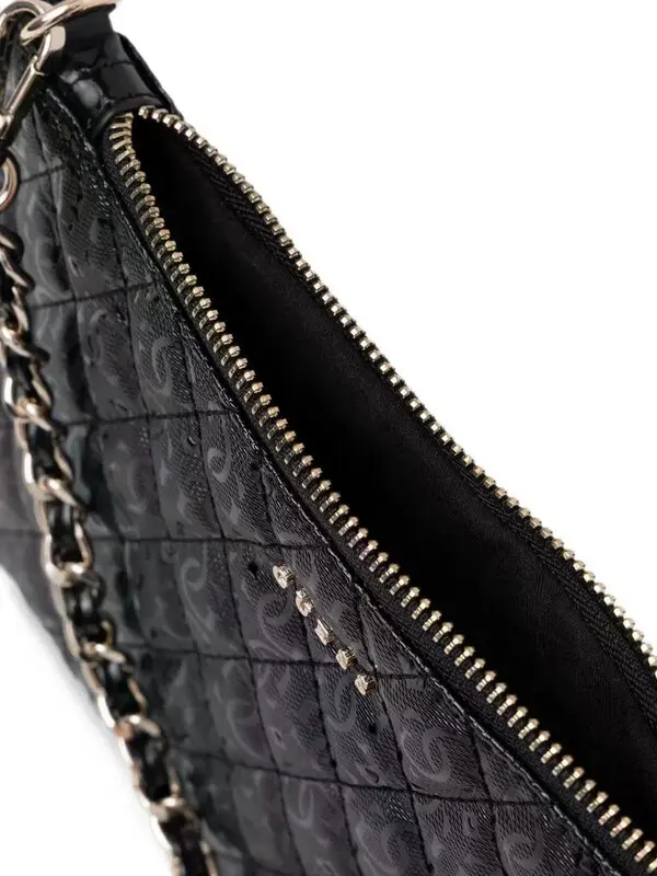 Guess Tamara Quilted Logo-print Shoulder Bag