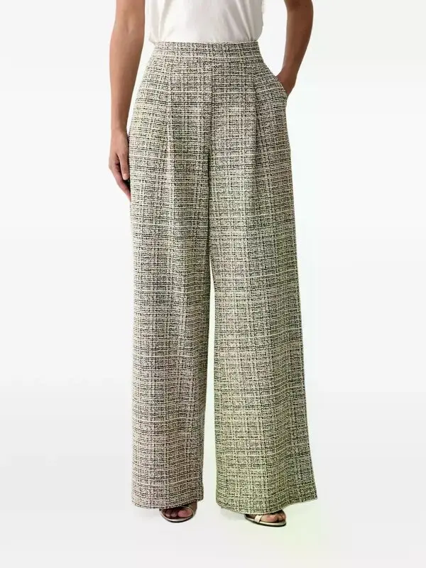 Joseph Ribkoff Tweed-effect Wide-leg Trousers
