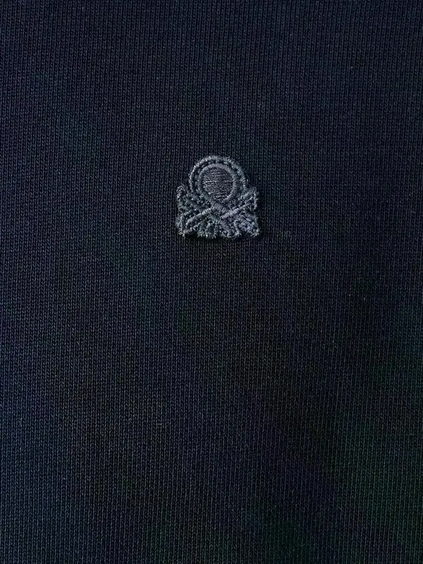 BENETTON Logo-embroidered Crew-neck Sweatshirt