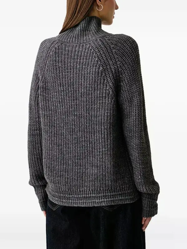 JOOP! Ribbed-knit High-neck Sweater