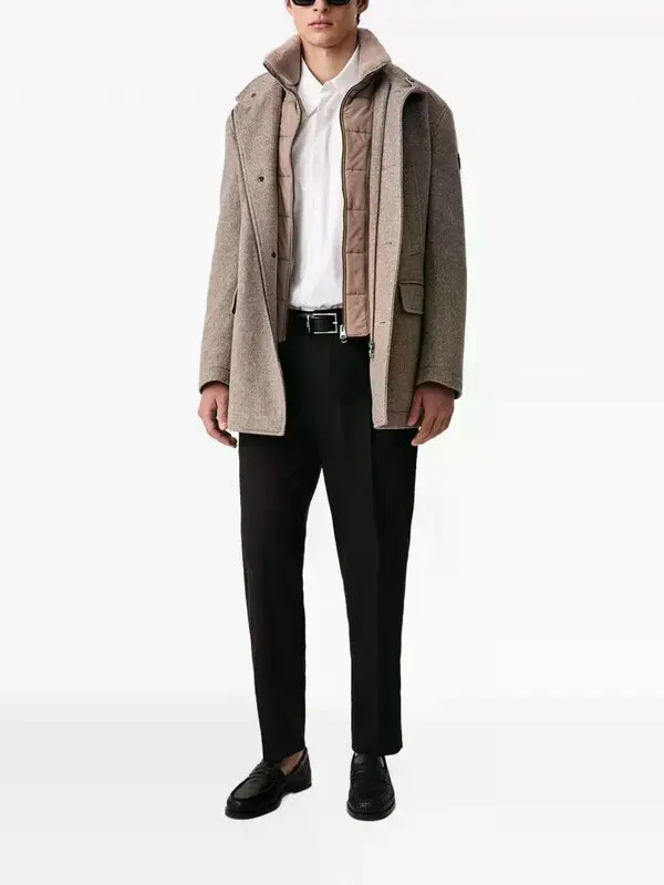 JOOP! Layered-design Wool-blend Coat