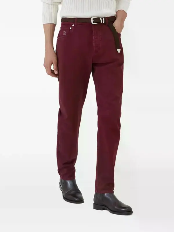 Brunello Cucinelli Five-pocket Straight-leg Trousers