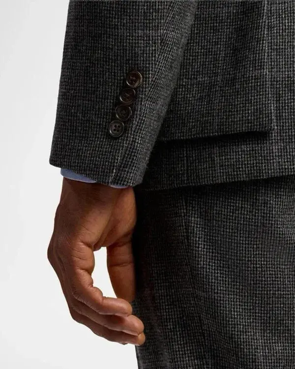 Ralph Lauren Purple Label Apos;s Glenn Hand-tailored Tick-weave Jacket