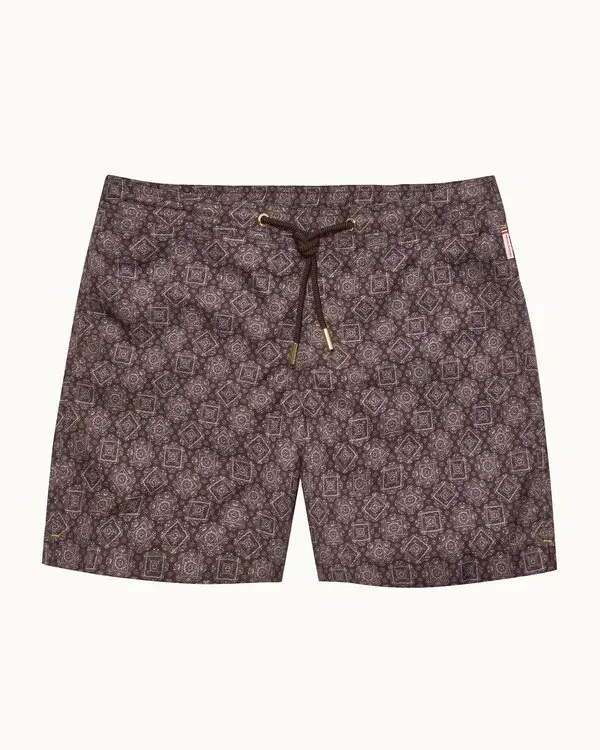 Orlebar Brown Sartoro Print Drawcord Swim Shorts
