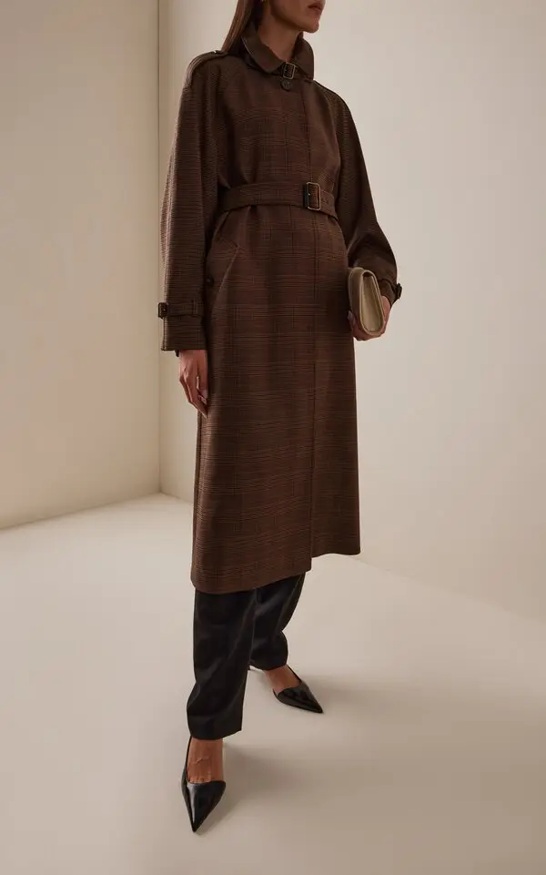 Max Mara Wool-blend Trench Coat