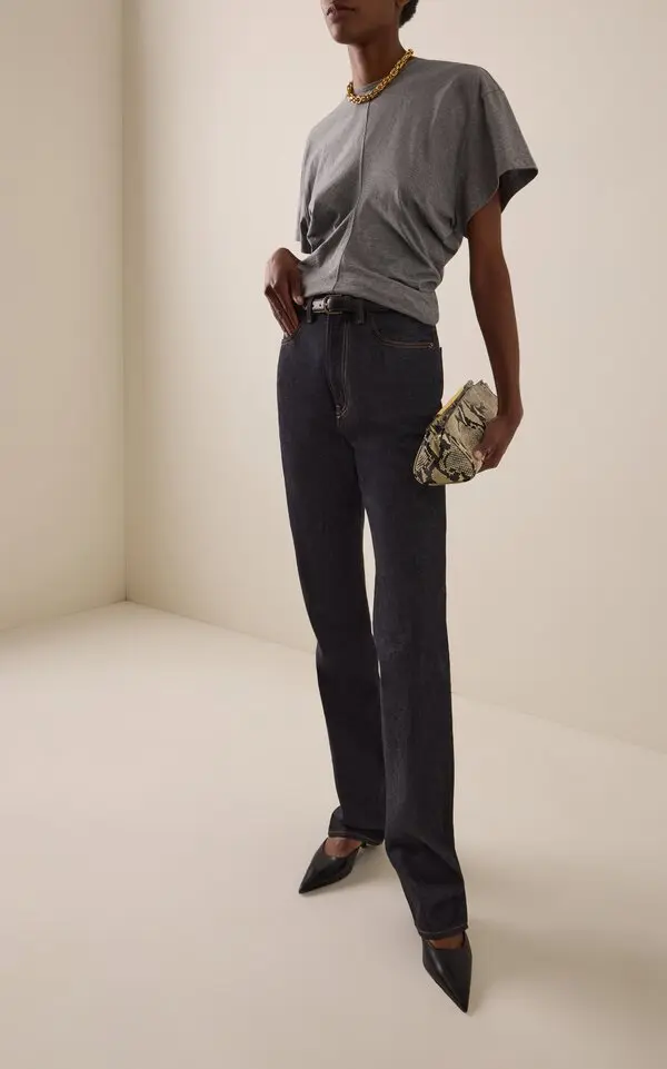 TOTEME Slouch Waist Cotton T-shirt